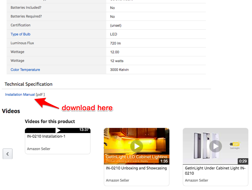 Installation Instructions – GetInLight